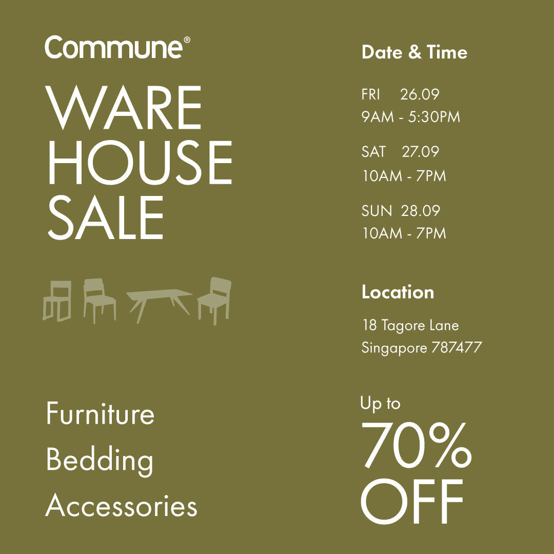 Commune Warehouse Sale 2025 — Up to 70% Off – Commune Singapore